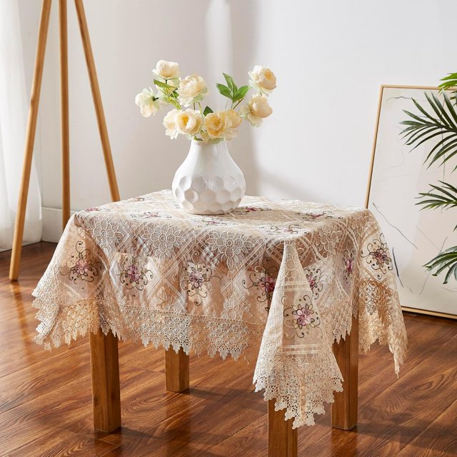 Warm Home Designs 36 x 36 Square Embroidered Tablecloth. - Walmart.com