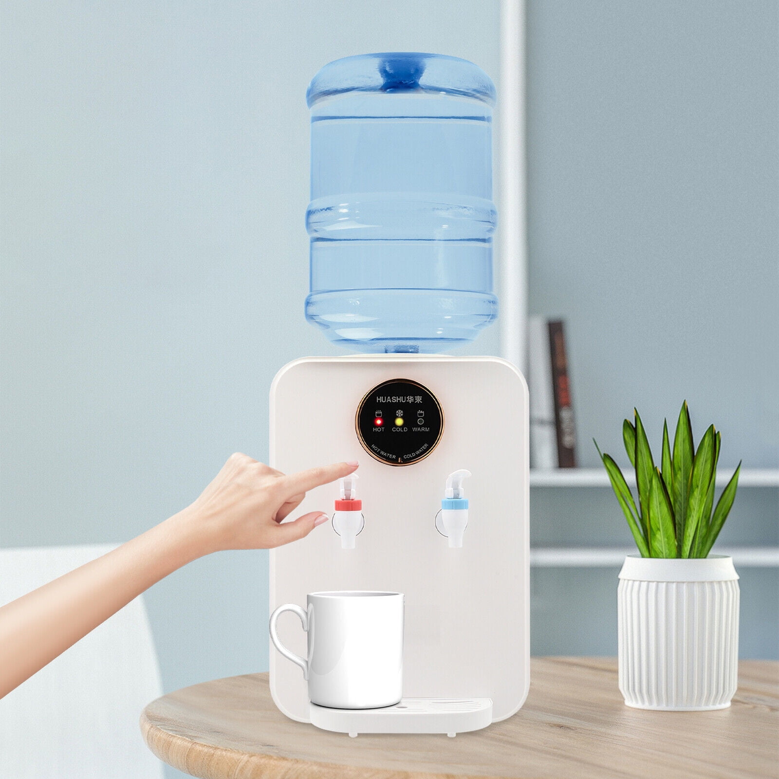 Warm/Hot & Cold Electric Water Dispenser Freestanding Top Loading ...