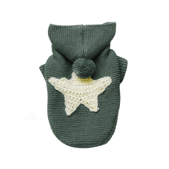 Warm Knitted Winter Coat for Small Cats and Puppies French Pet Apparel ...