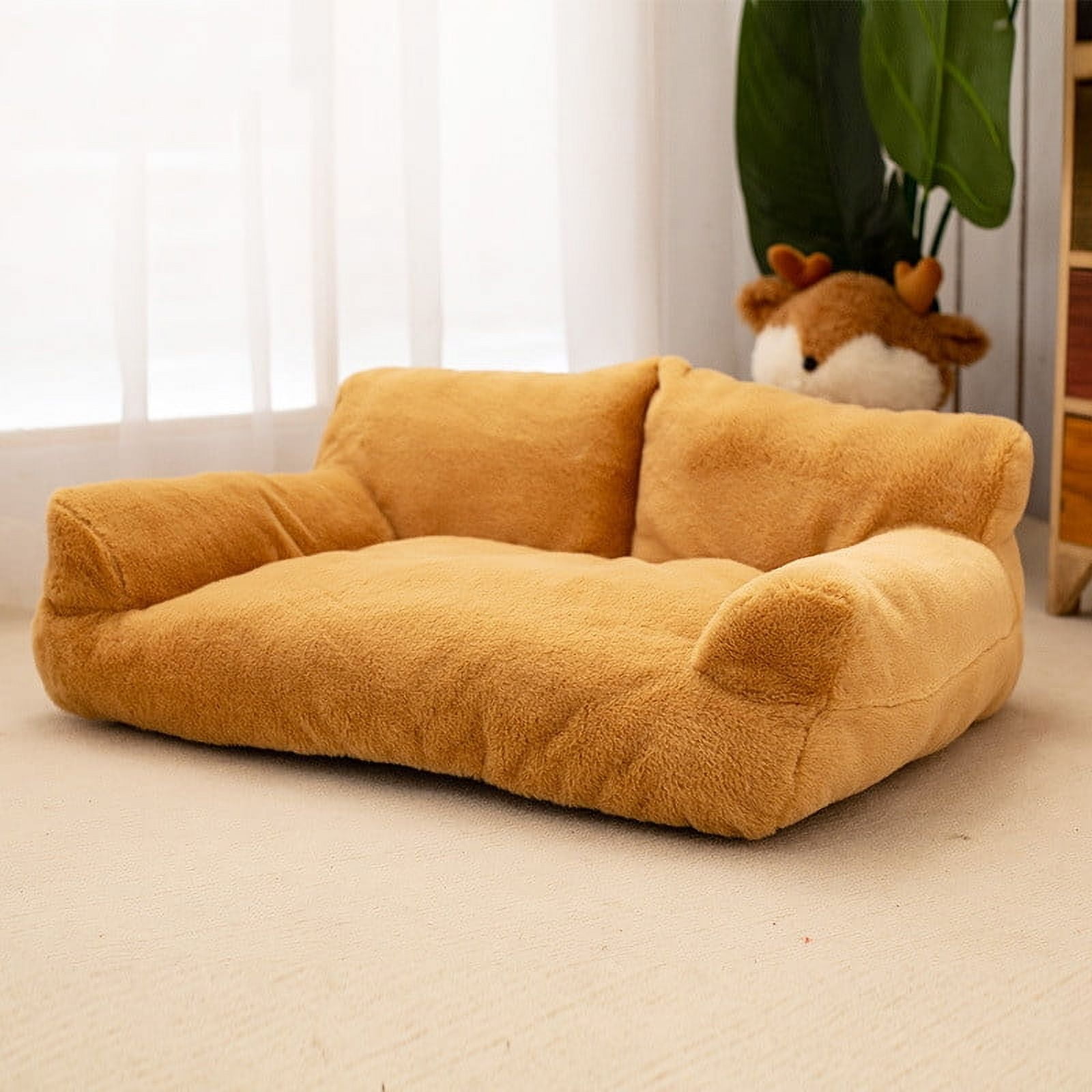 Warm Pet Nest For All Season,Fluffy Plush Dog Cat Pet Couch Soft ...