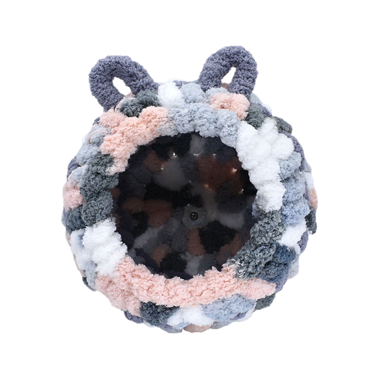 Warm Plush Birds Nest Parrots Coconuts Bear Ear Shape Nest House Bird ...