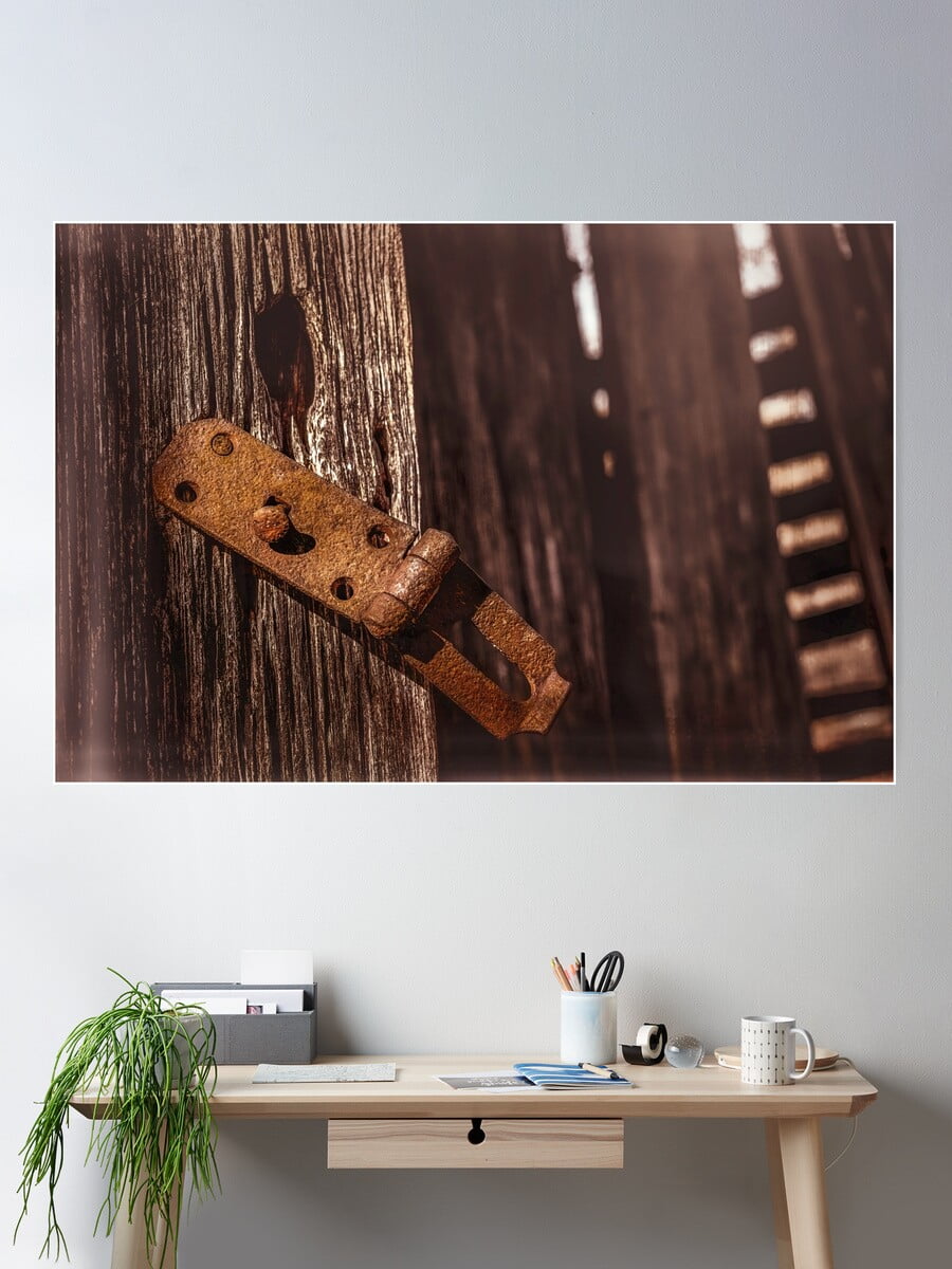 Warm Rust Poster Wall Art, Modern Wall Decor For Living Room Bedroom ...