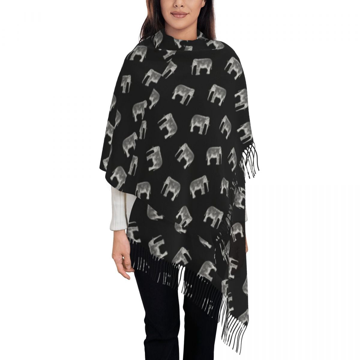 Warm Scarf Winter Animal Shawls and Wraps Colorful Dinosaur New Design ...