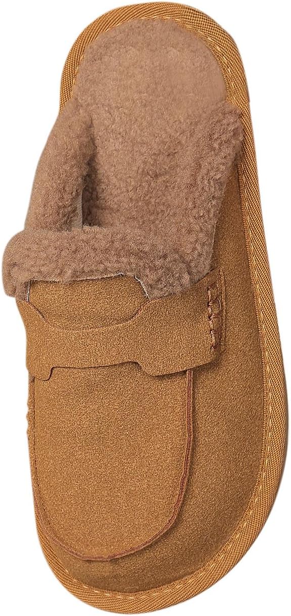 Warm Slippers Women's Winter Plush Warm Slippers - Platform Faux Fur ...