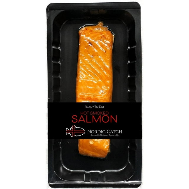 Warm Smoked Salmon (Fully Cooked) 7oz (2-3 servings) - Nordic Catch ...
