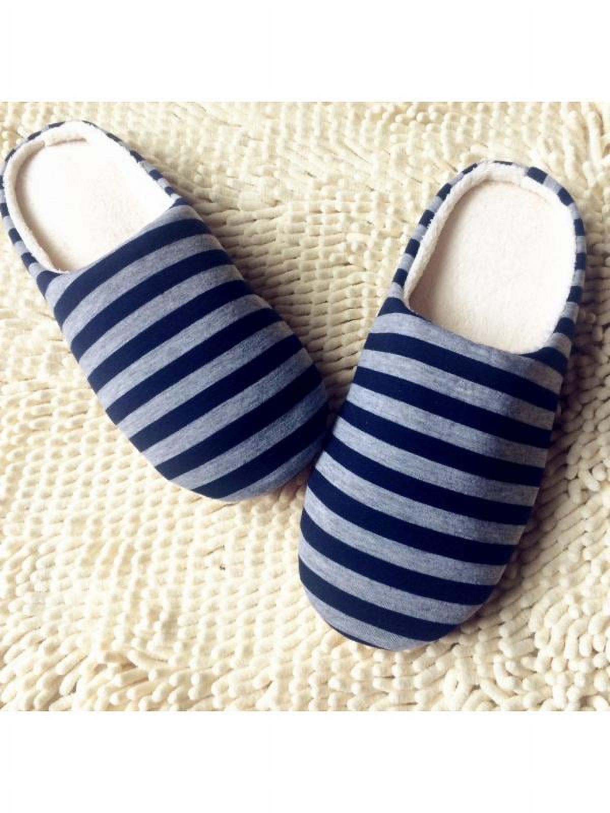 Warm Soft Women Men Floor Non-slip Slippers Flock Indoor House Home ...