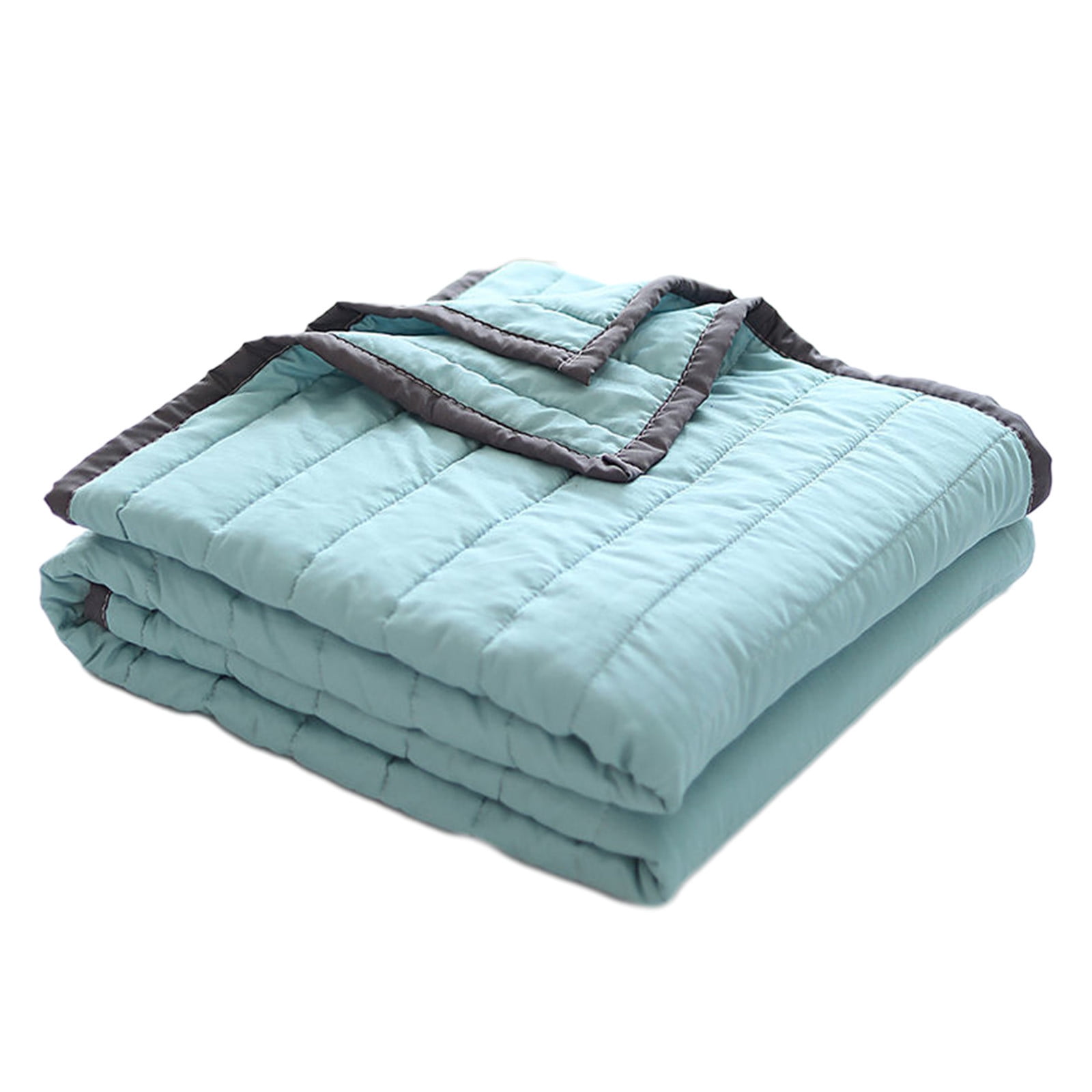 Warm Solid Color Bed Quilted Blanket, Down Comforter, Soft Brushed ...