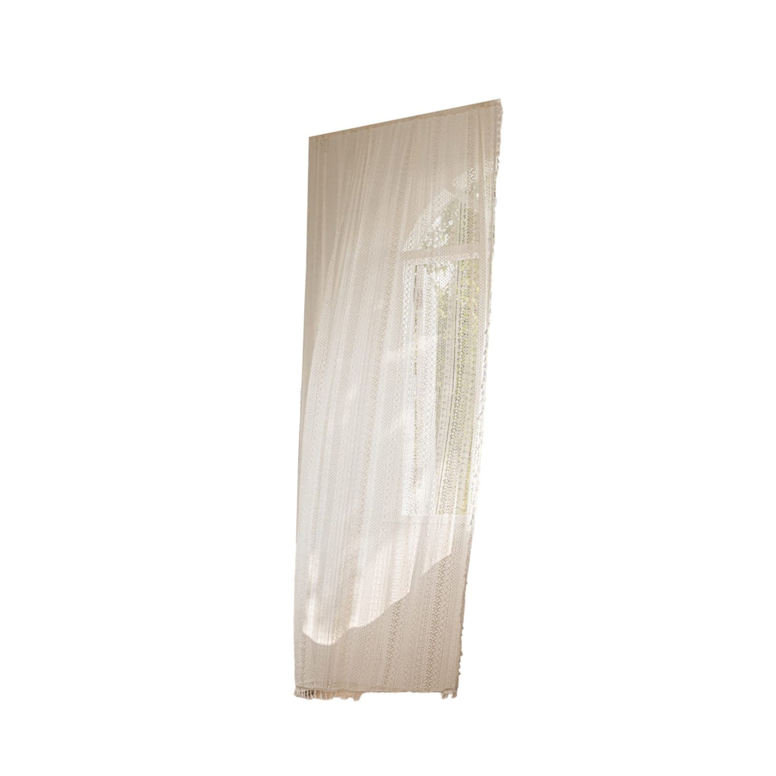 Warm Sun Curtain,Beige Crochet Light-Transmitting American Country ...