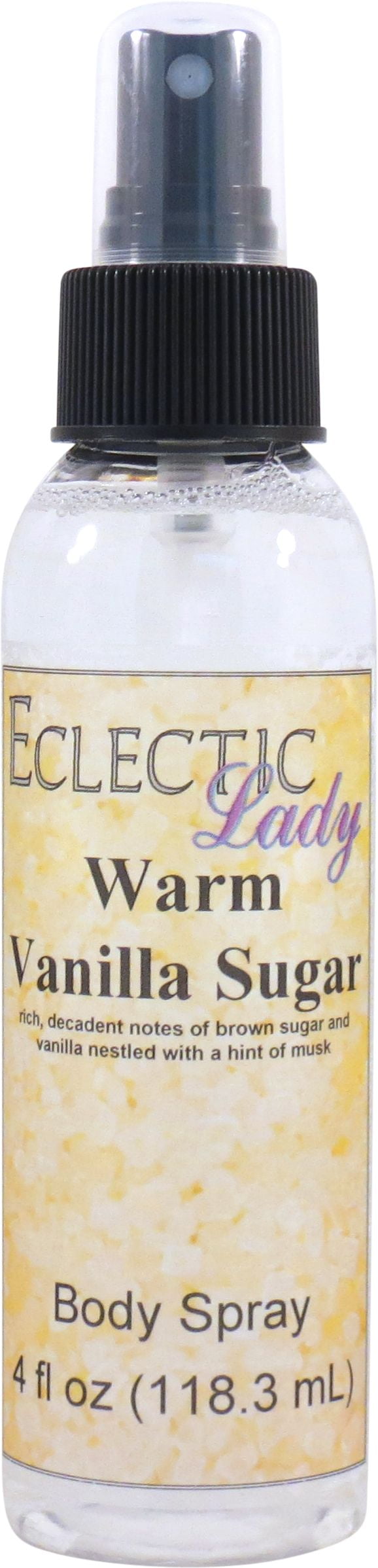 Warm Vanilla Sugar Body Spray, Eclectic Lady, Hydrating Mist, Unisex, 4 ...