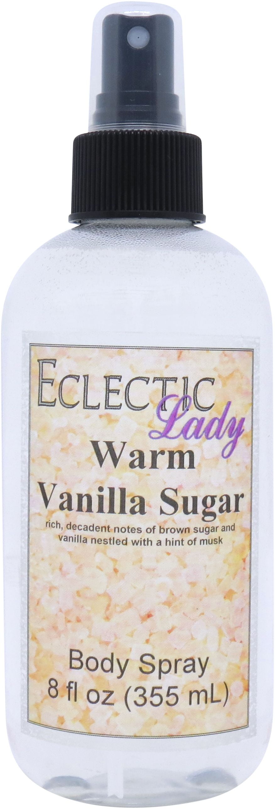 Warm Vanilla Sugar Body Spray, Eclectic Lady, Hydrating Mist, Unisex, 8 ...