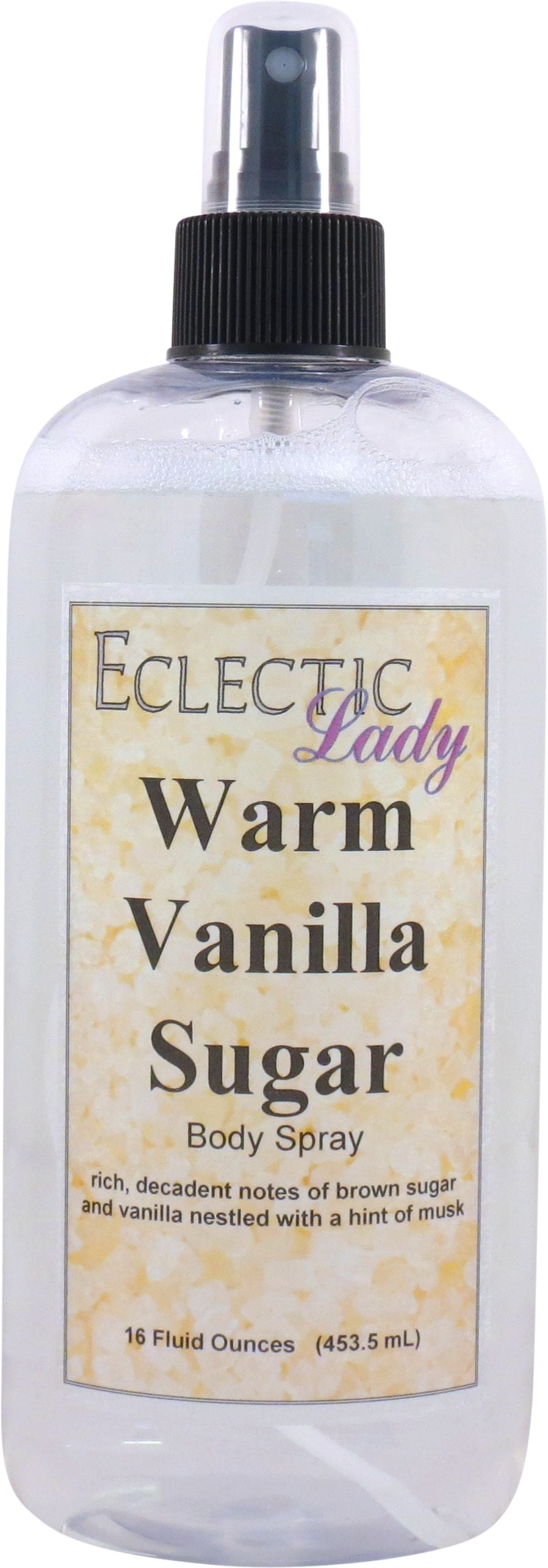 Warm Vanilla Sugar Body Spray, Eclectic Lady, Hydrating Mist, Unisex ...