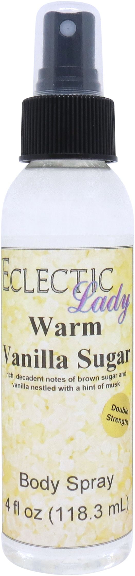 Warm Vanilla Sugar Body Spray, Eclectic Lady, Hydrating Mist, Unisex ...