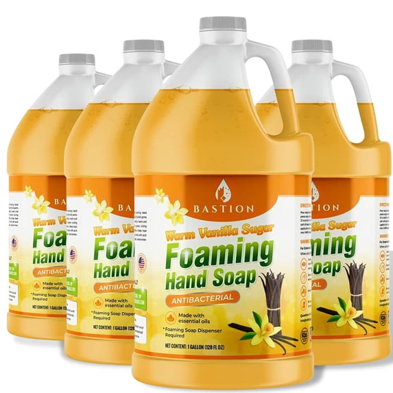 Bastion Warm Vanilla Sugar Foaming Hand Soap, 4 Gallon Refill - Walmart.com