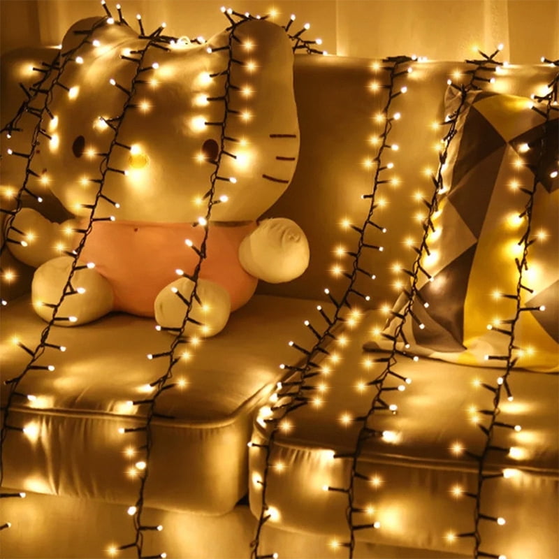 Warm White Christmas Mini Lights，Outdoor Cluster Light，750 LED ...