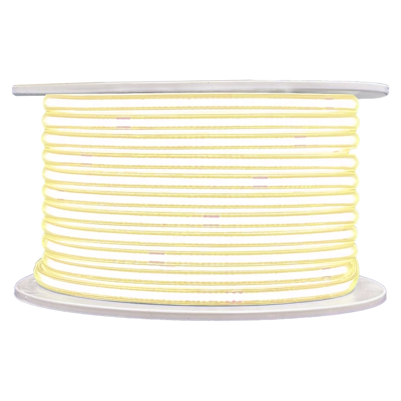 Warm White LED Strip Light - 120 Volt - High Output FCOB - Outdoor Use ...