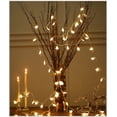Warm White Led Fairy String Lights Star-Shaped Bulbs Battery Powered,4M ...