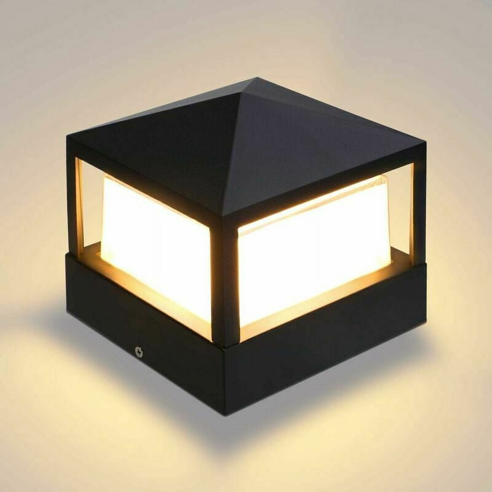 Warm White Outdoor Column Lamp for Garden, Lawn, Fence Entrances, IP65 ...