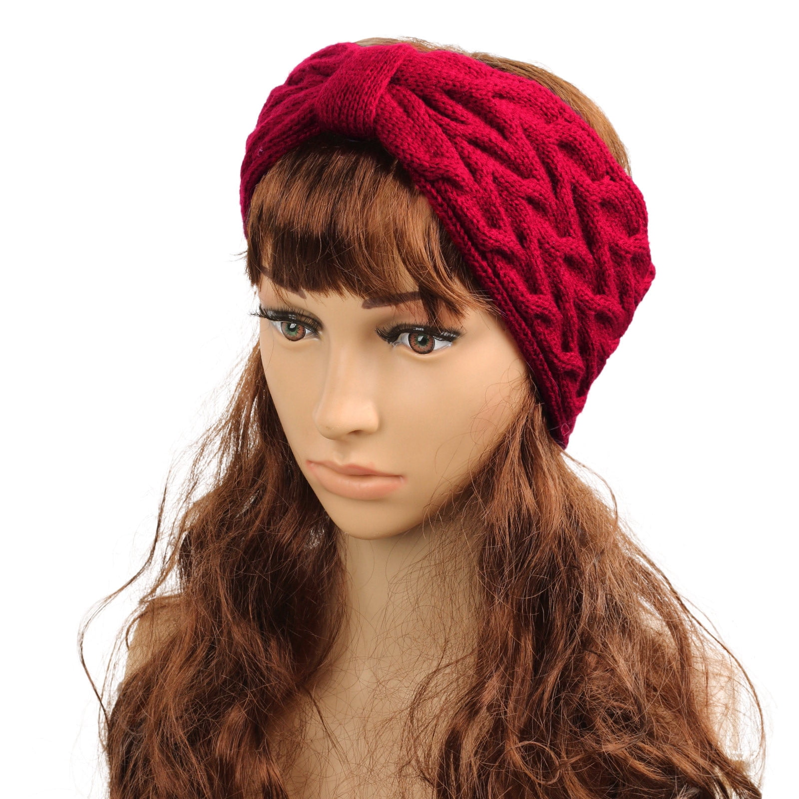 Warm Winter Headbands For Women Crochet Turban Ear Warmer Headband ...