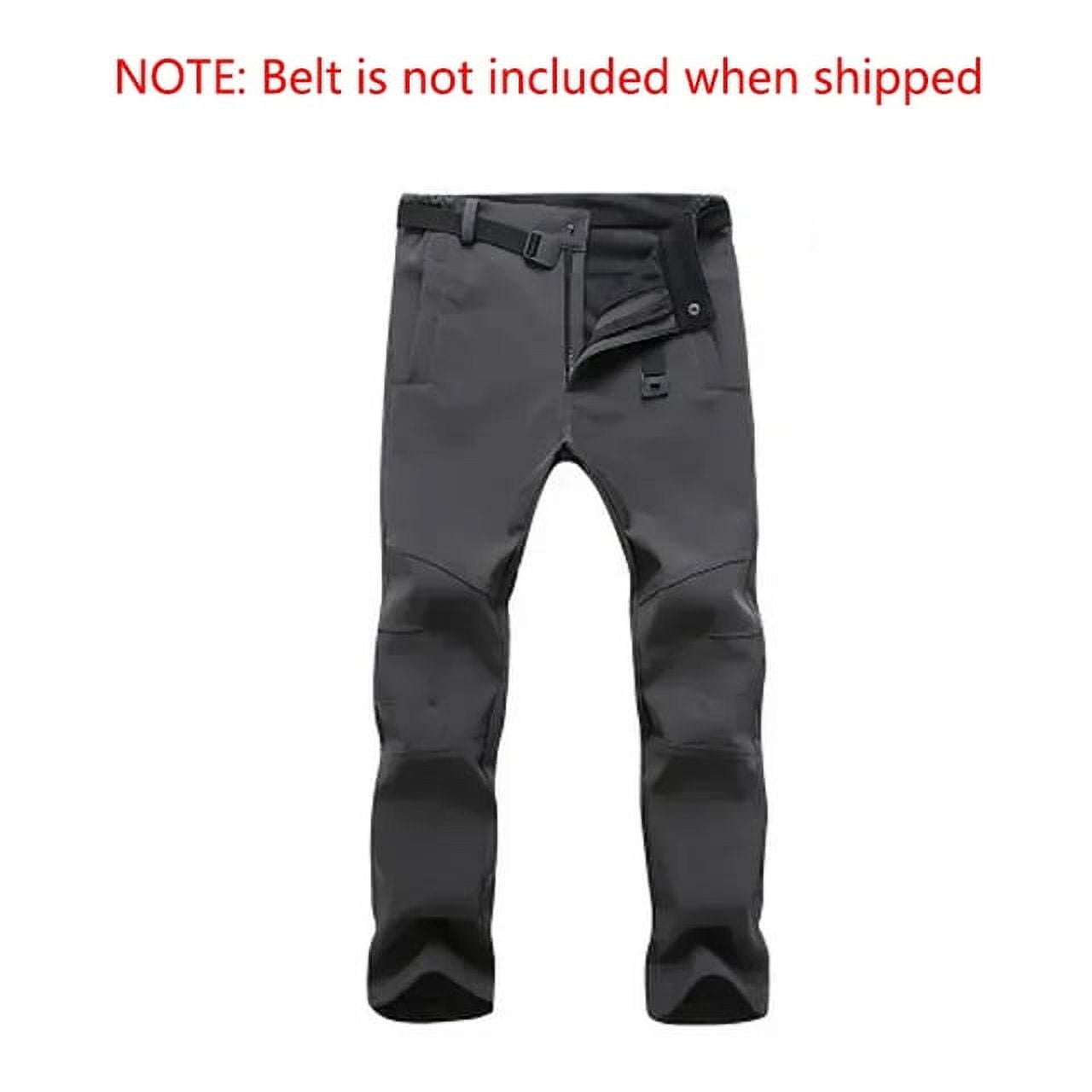 Warm Winter Men Soft Shell Pants Travel Waterproof Outdoor Camping ...