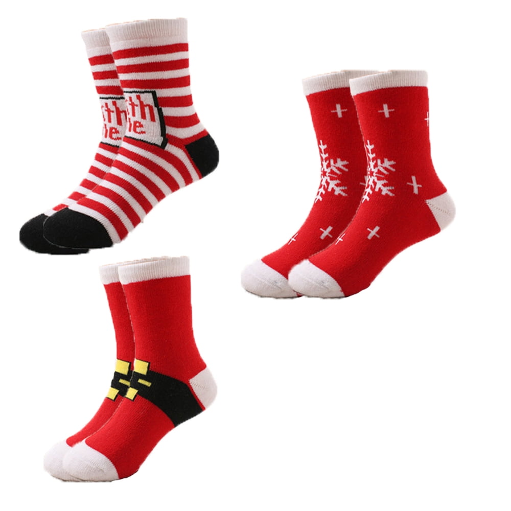 Warm Winter Socks Cute Kid Sock Cotton Socks Christmas Gift - Walmart.com