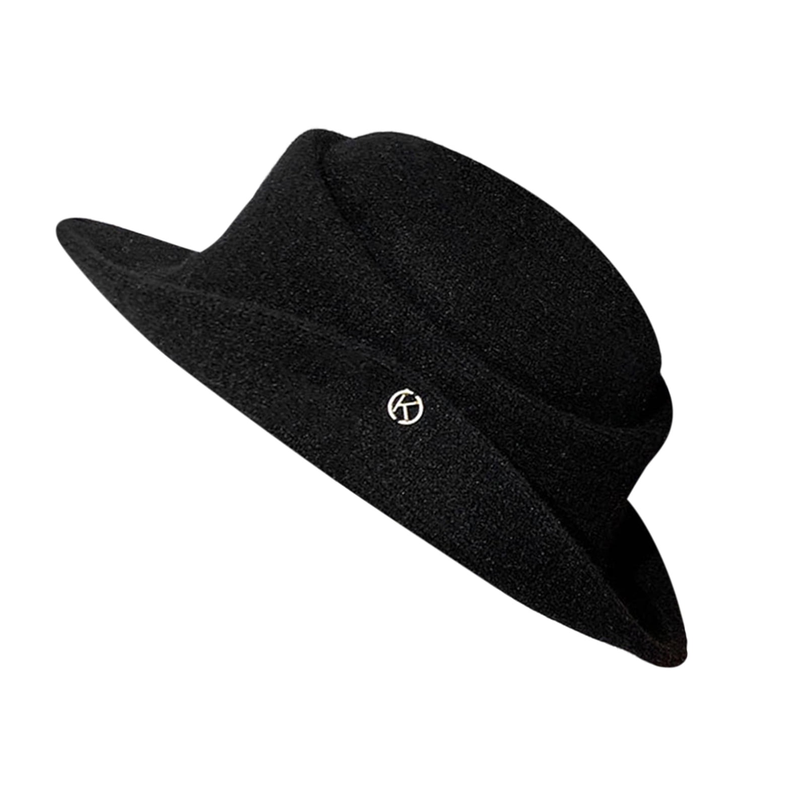 Warm Wool Felted Bowler Hat Elegant Sophisticated Retros Winter Hat ...