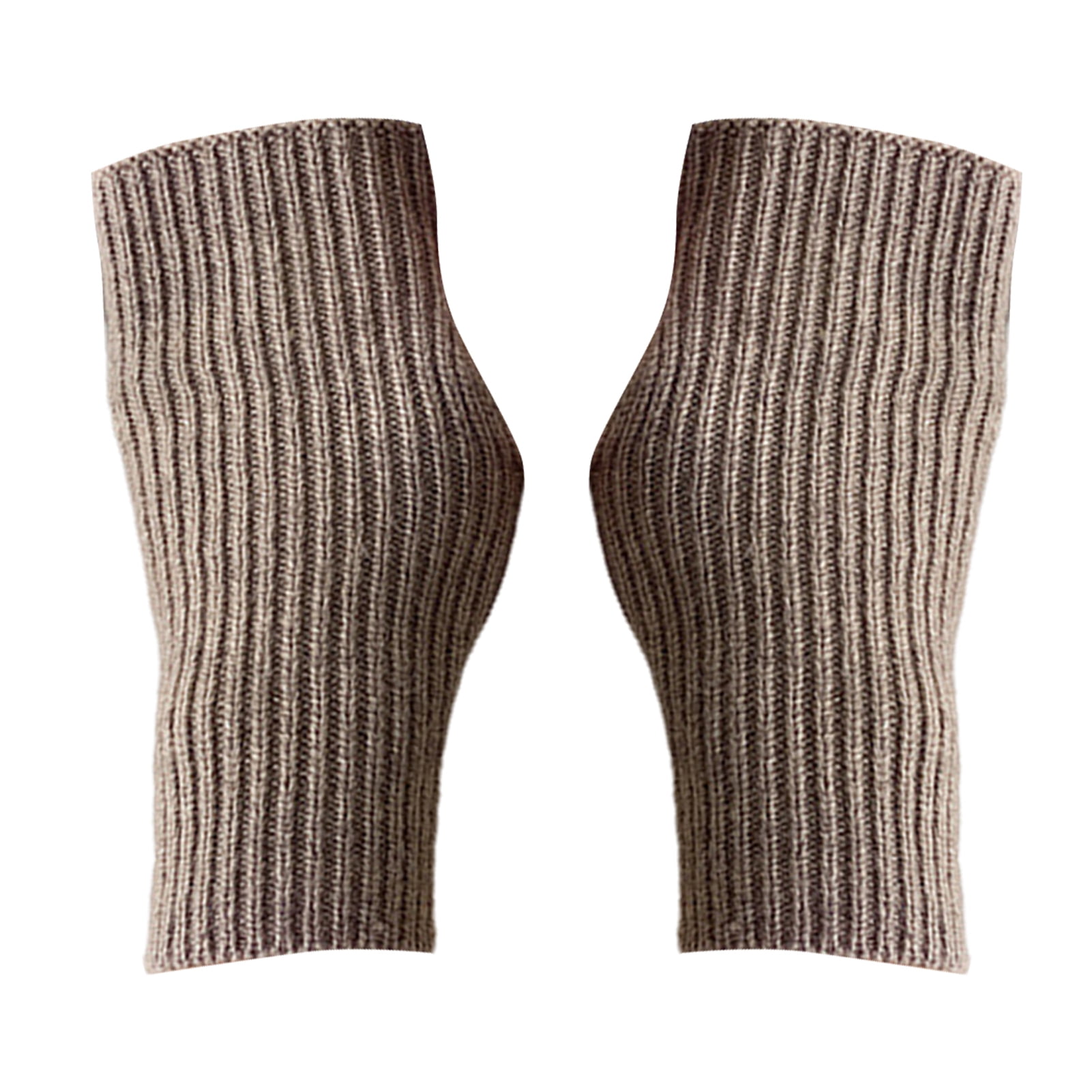 Warm and Stylish Knitted Half Finger Women's Mittens with Touch Screen ...
