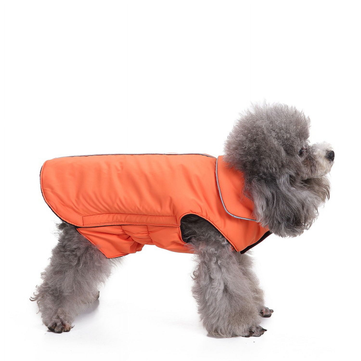 Warm dog coat Reflective dog winter jacket, waterproof and windproof ...
