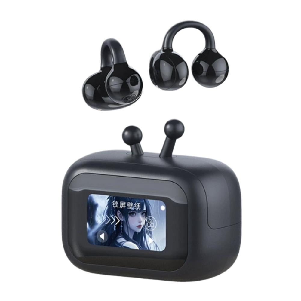 WarmFuPalace Digital Display Touch Screen Bluetooth Earbuds, Ultra-Long ...
