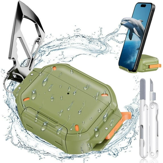 WarmFuPalace for Airpods Pro 3 Protective Case, IP68 Waterproof Hard ...