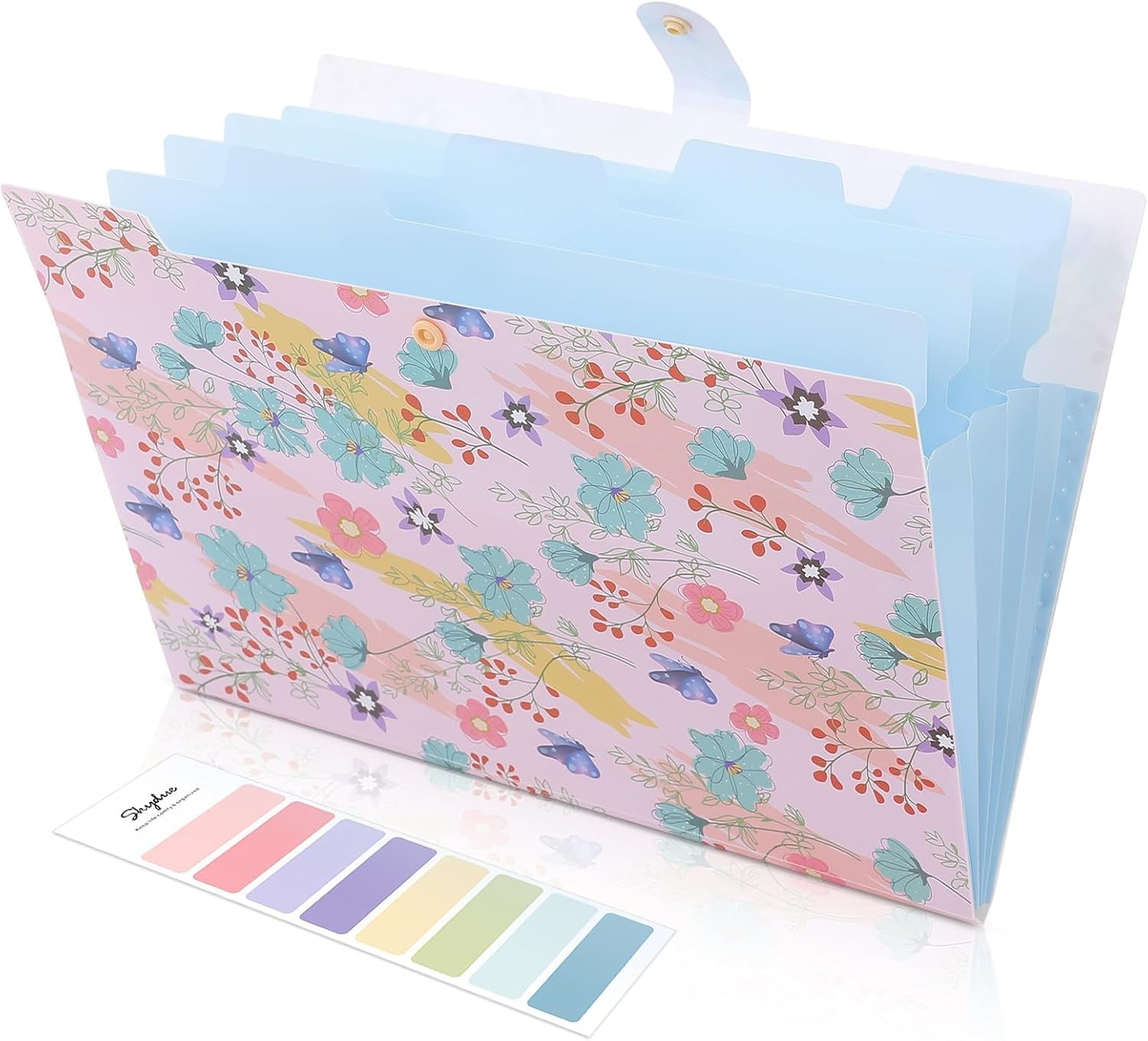 WarmHaven Expanding File Folder with 5 Pockets, Accordion File ...