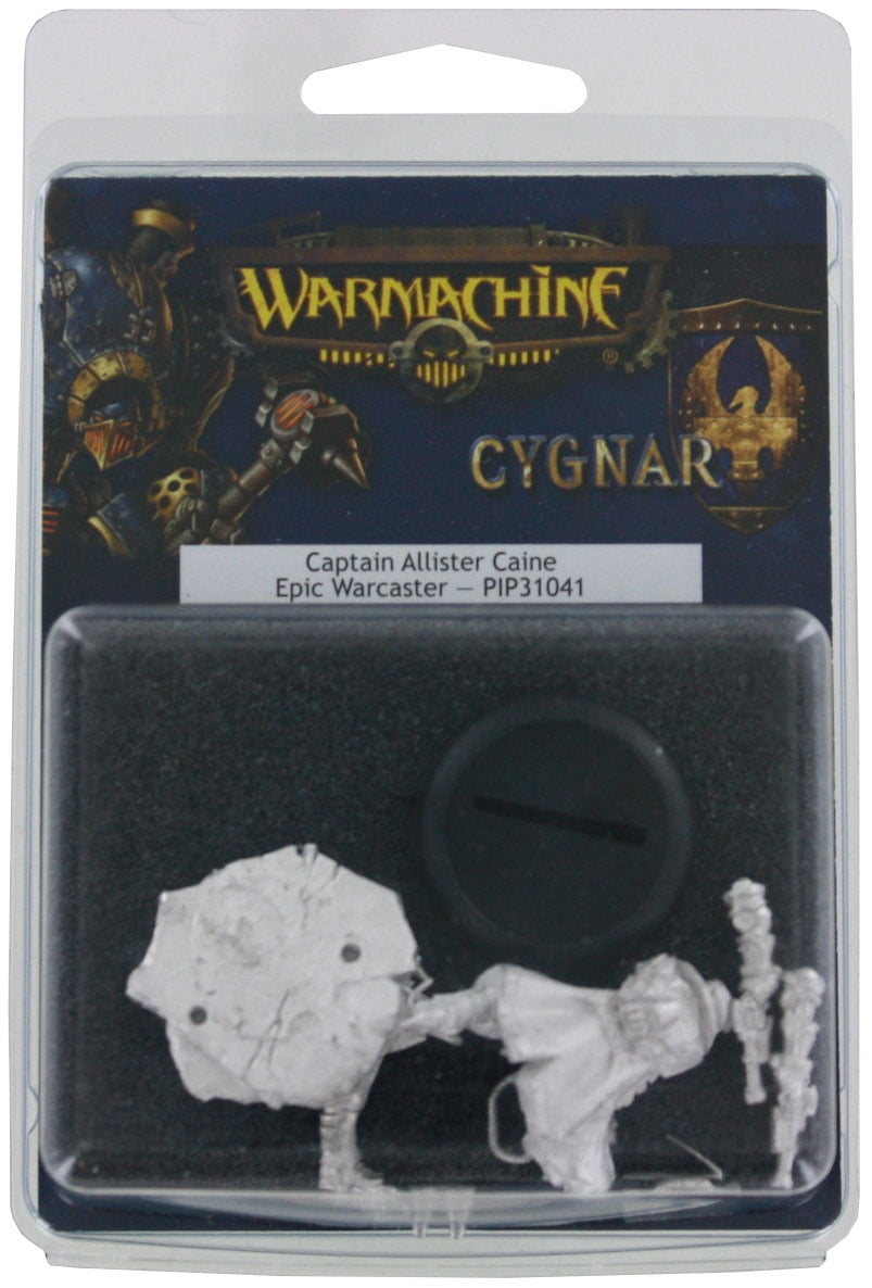 Warmachine Cygnar Captain Allister Caine Miniature - Walmart.com