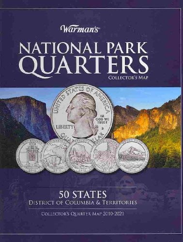 Pre-Owned Warman's National Park Quarters Collector's Map: Collector's ...