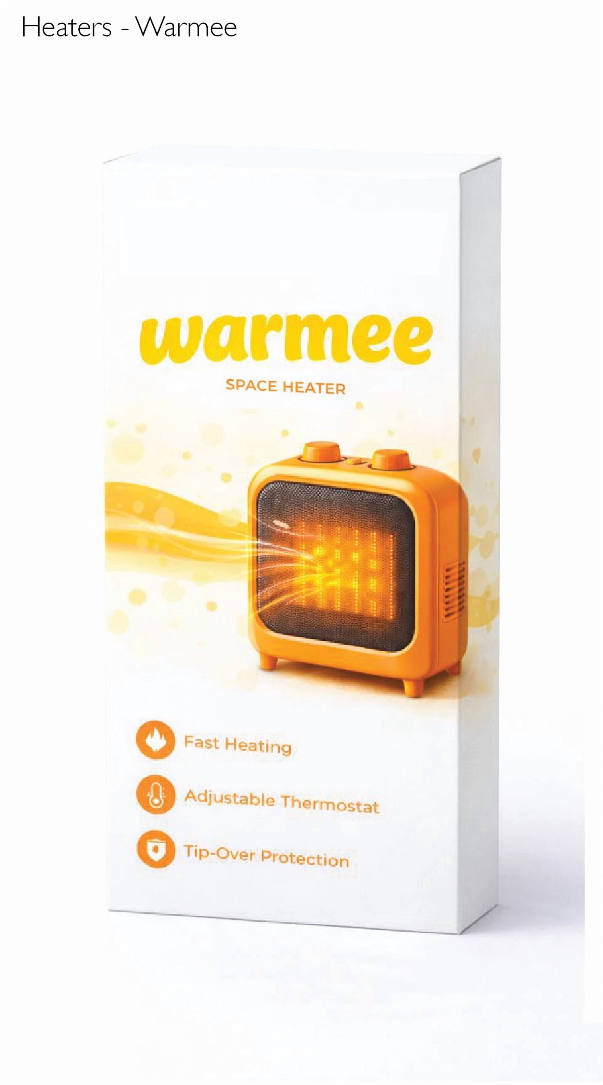 Warmee Compact Space Heater – Fast Heating Portable Heater with ...