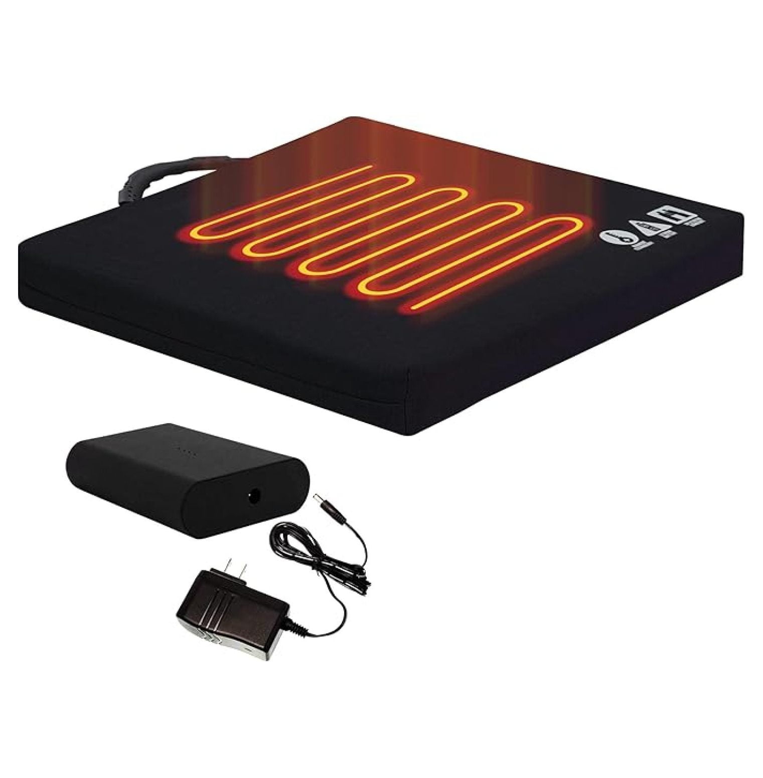 Warmer Portable Battery Heated Stadium Seat Cushion. with Rechargeable ...