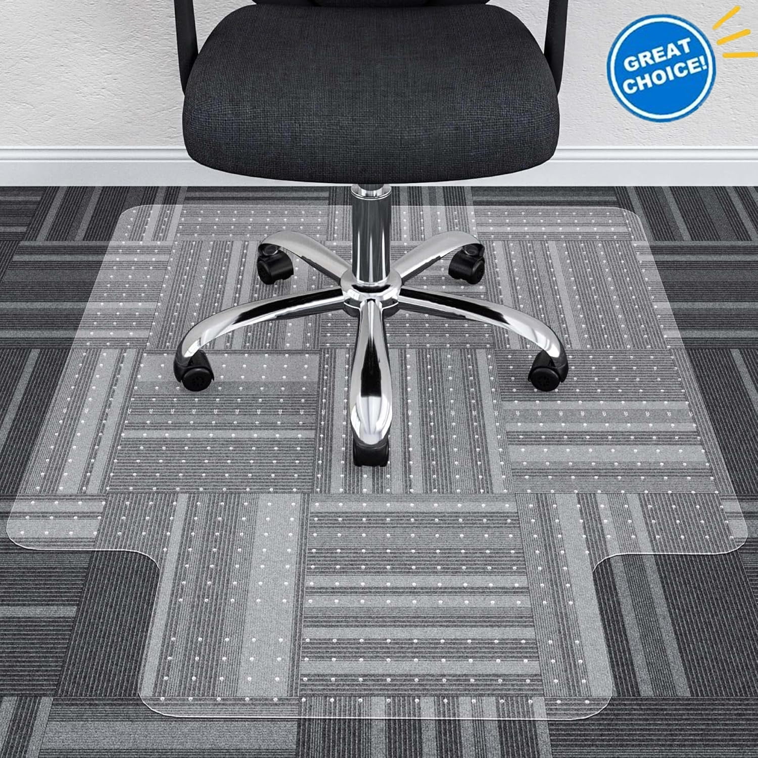 "Warmgifts Non-Slip Office Chair Mat for Hardwood, Gaming, 36""x48 ...