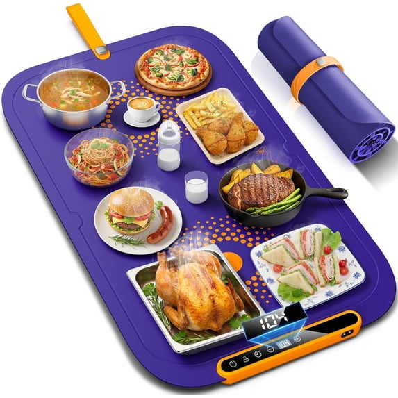 Warming Mat for Food, Extra Lar, Food Countertop, Warmer with AI 7 ...