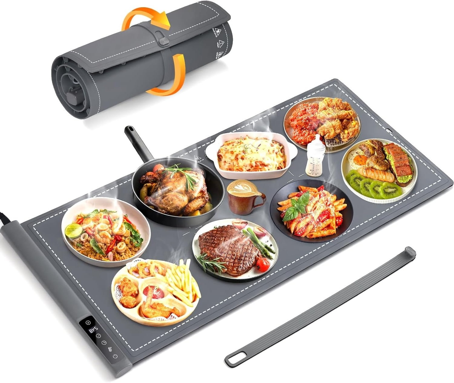 Warming Mat For Food Extra Large- Electric Warming Trays for Buffets ...