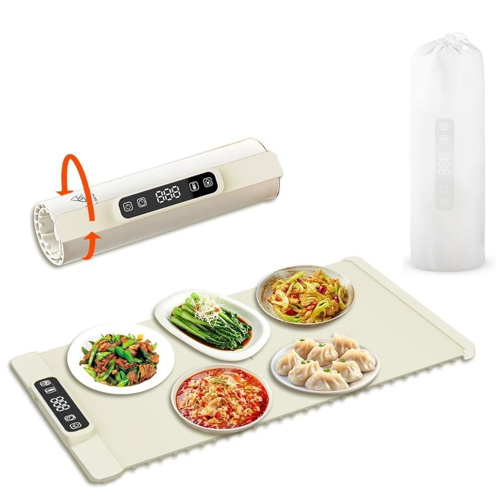 Warming Mat for Food, Hot Plate Mat for Parties Buffet Portable,5 ...