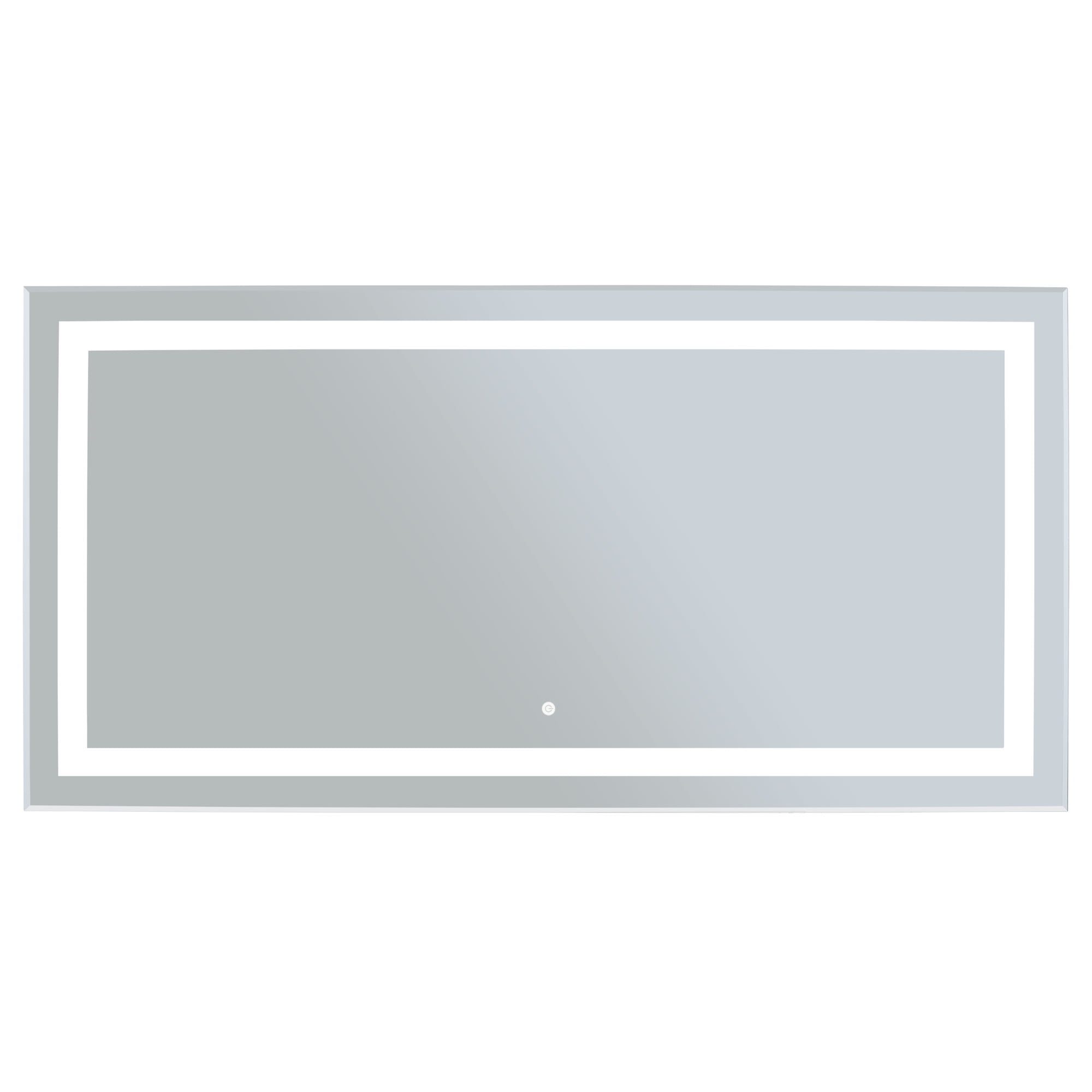 Warmlyyours MR-4824D-AUD 48" X 24" Rectangle Audrey Led Backlit Mirror ...