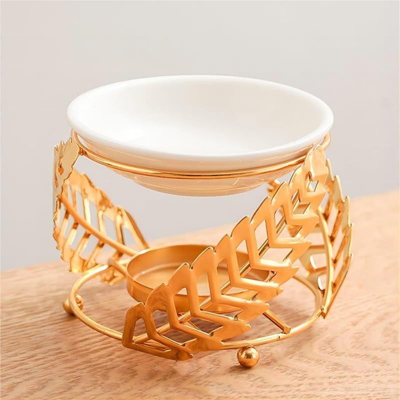 Warmself Delicate Metal Tealight Candle Holder Oil Tart Burner Aroma ...