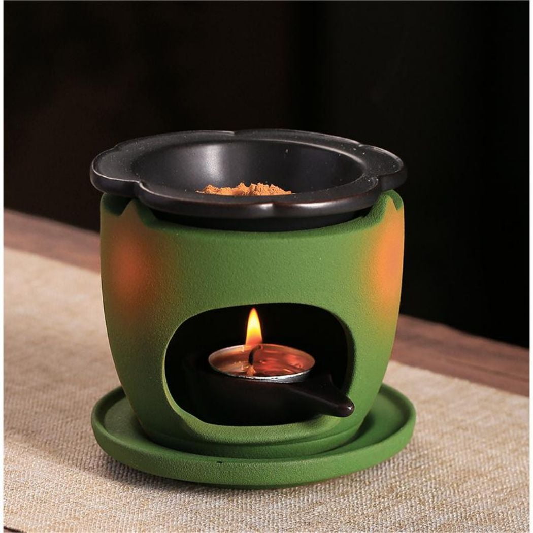 Warmself Delicate Romantic Ceramics Tealight Candle Holder Oil Tart ...