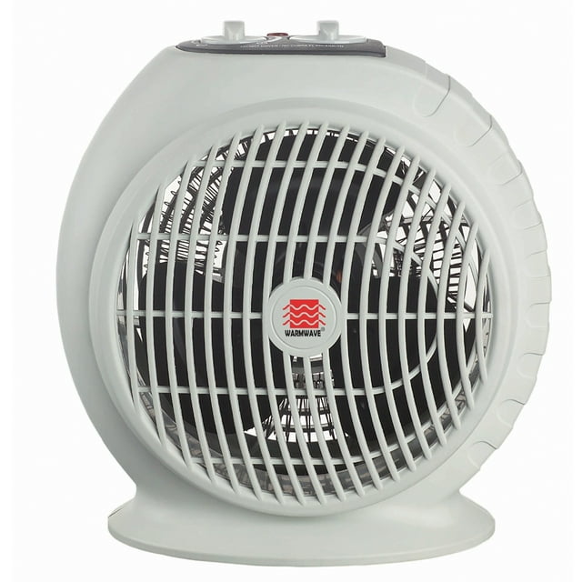 Warmwave - 1,500-Watt Electric Fan Heater, White - Walmart.com