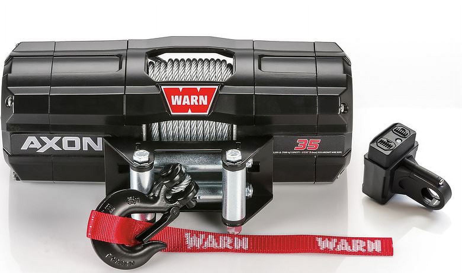 Warn 90350 ProVantage 3500 lb. Capacity RV Winch with 55' x 3/16" Cable ...