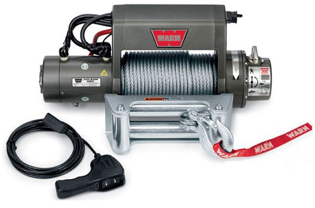 Warn Power Mount XD9000i Series 12V Electric Vehicle Winch with 9000 ...