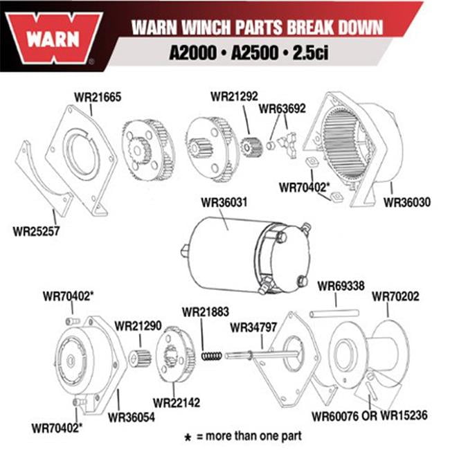 Warn 69632 Winch Driveline - Walmart.com
