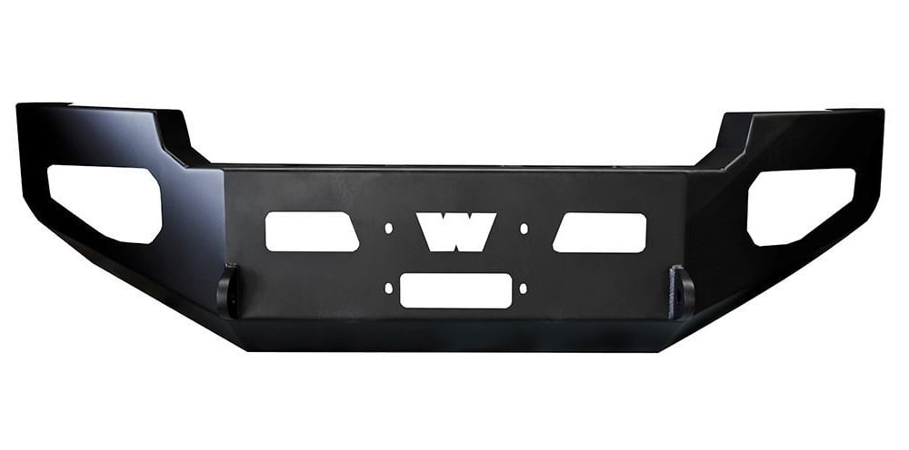Warn 95220 Textured Black Steel Bumper - Walmart.com