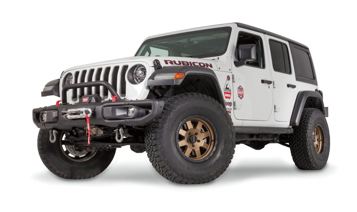 Warn Industries 102355 Jl Frt Bmpr Stubby Tube Kit Fits select: 2018 ...