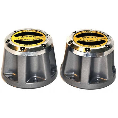 Warn Premium Manual Locking Hubs, Aluminum, Chrome, Polished Dial ...