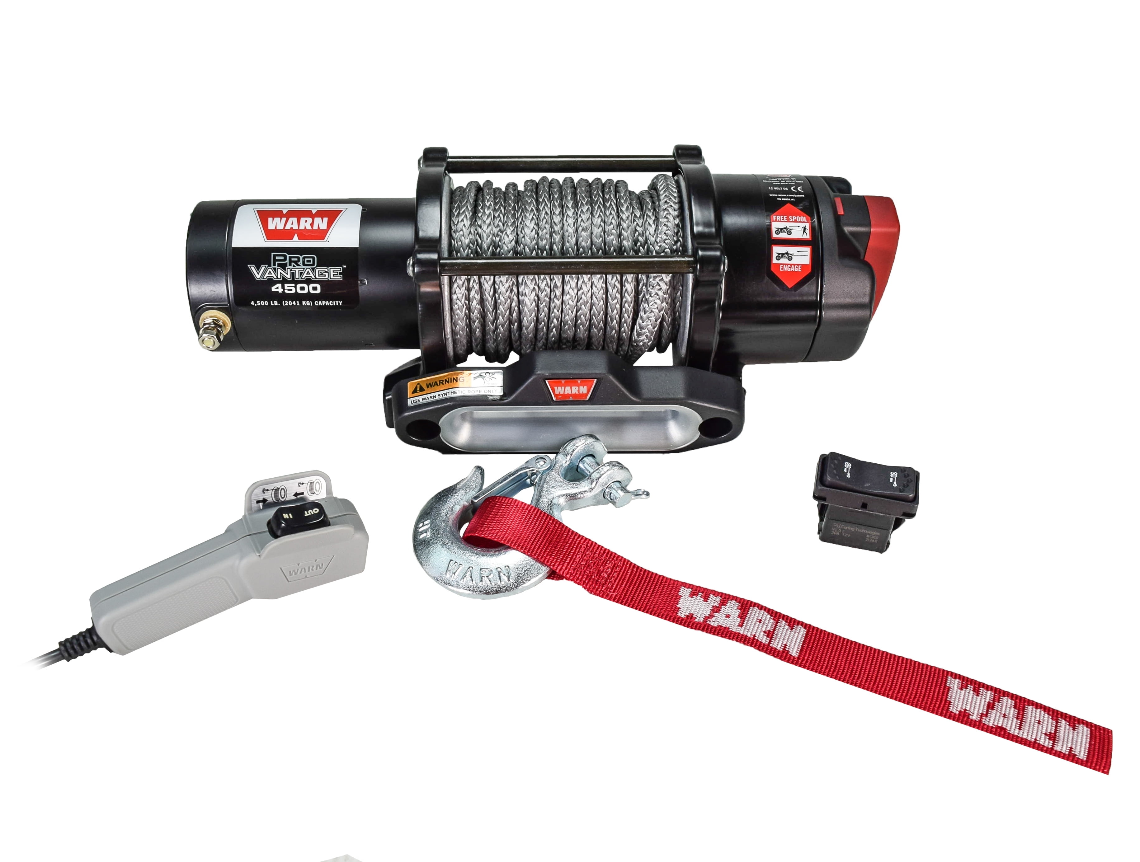 Warn ProVantage 4500-S Electric Winch - 4500 lb. Capacity - Walmart.com