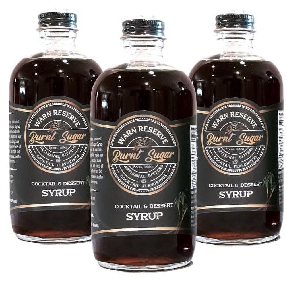 Warn Reserve Cocktail Co, Burnt Sugar Syrup, 8 oz, Dark Caramel Flavor ...
